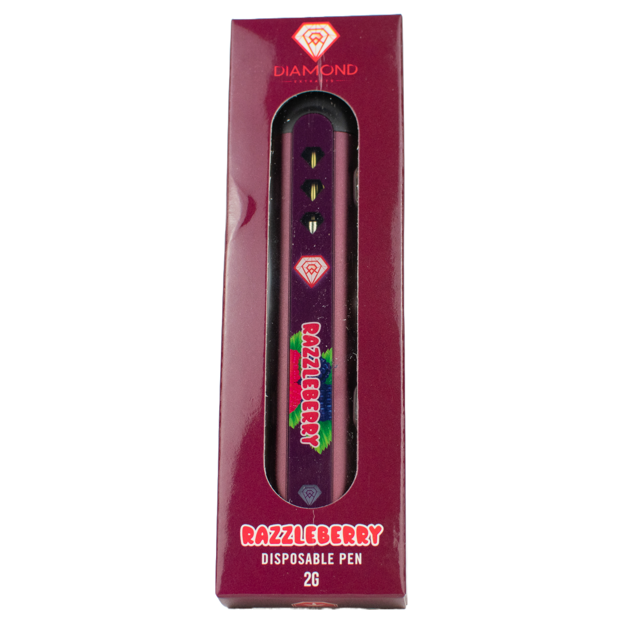 Razzleberry Vape Pen - 2g - Diamond Extracts - Best Canna...
